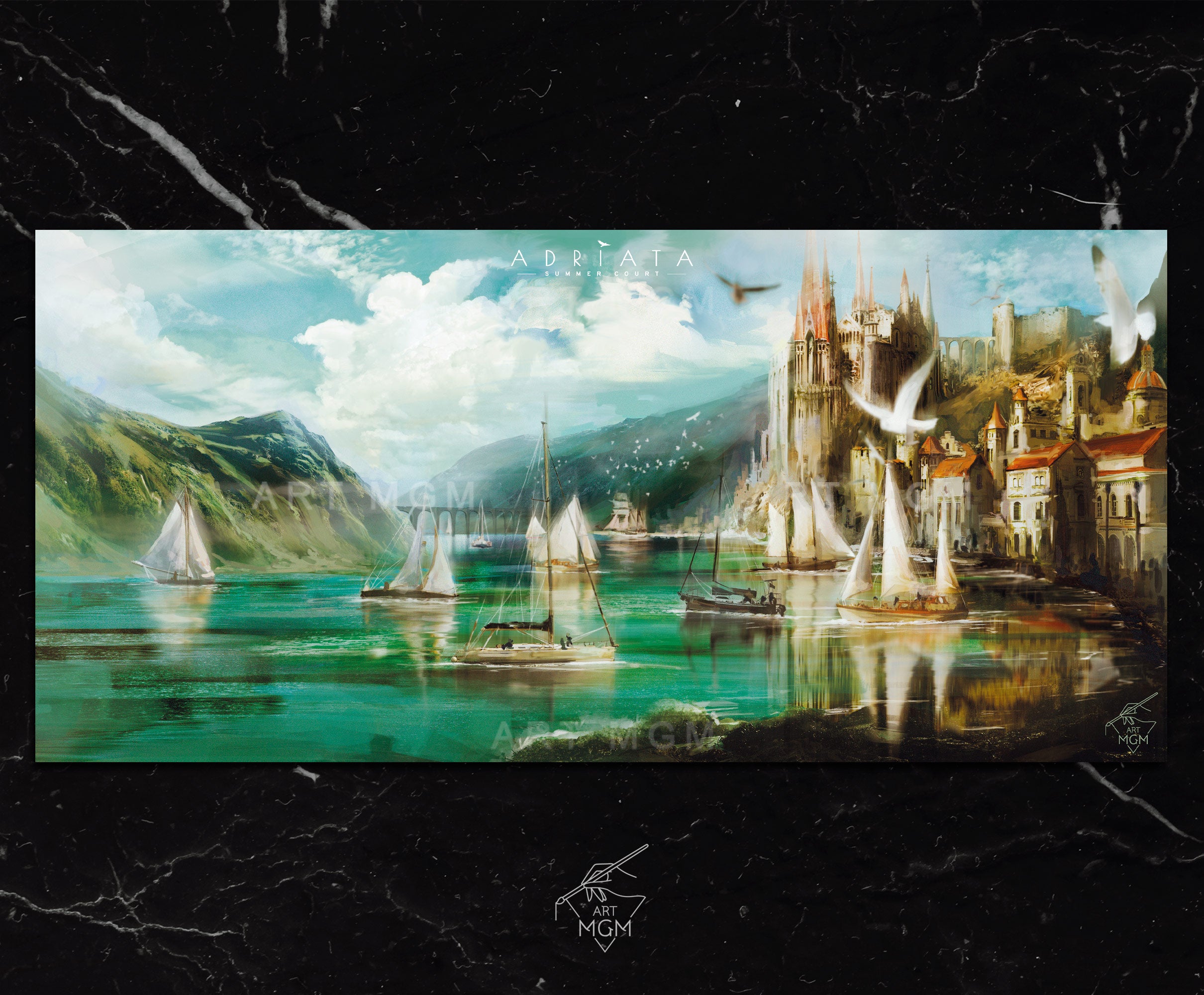 LÁMINA PANORÁMICA Adriata ACOTAR [Producto Fanart no oficial] – Art Mgm